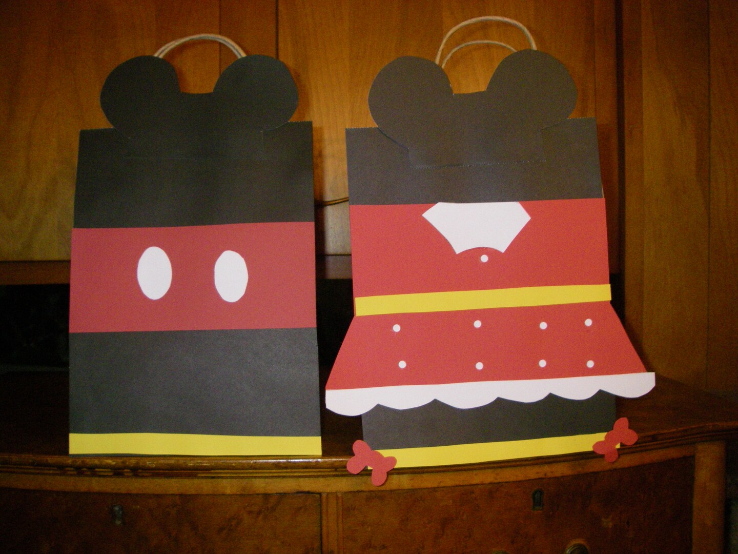 Mickey Mouse and Minnie Mouse Goody Gift Bags Favors Bags Treat Bags ...