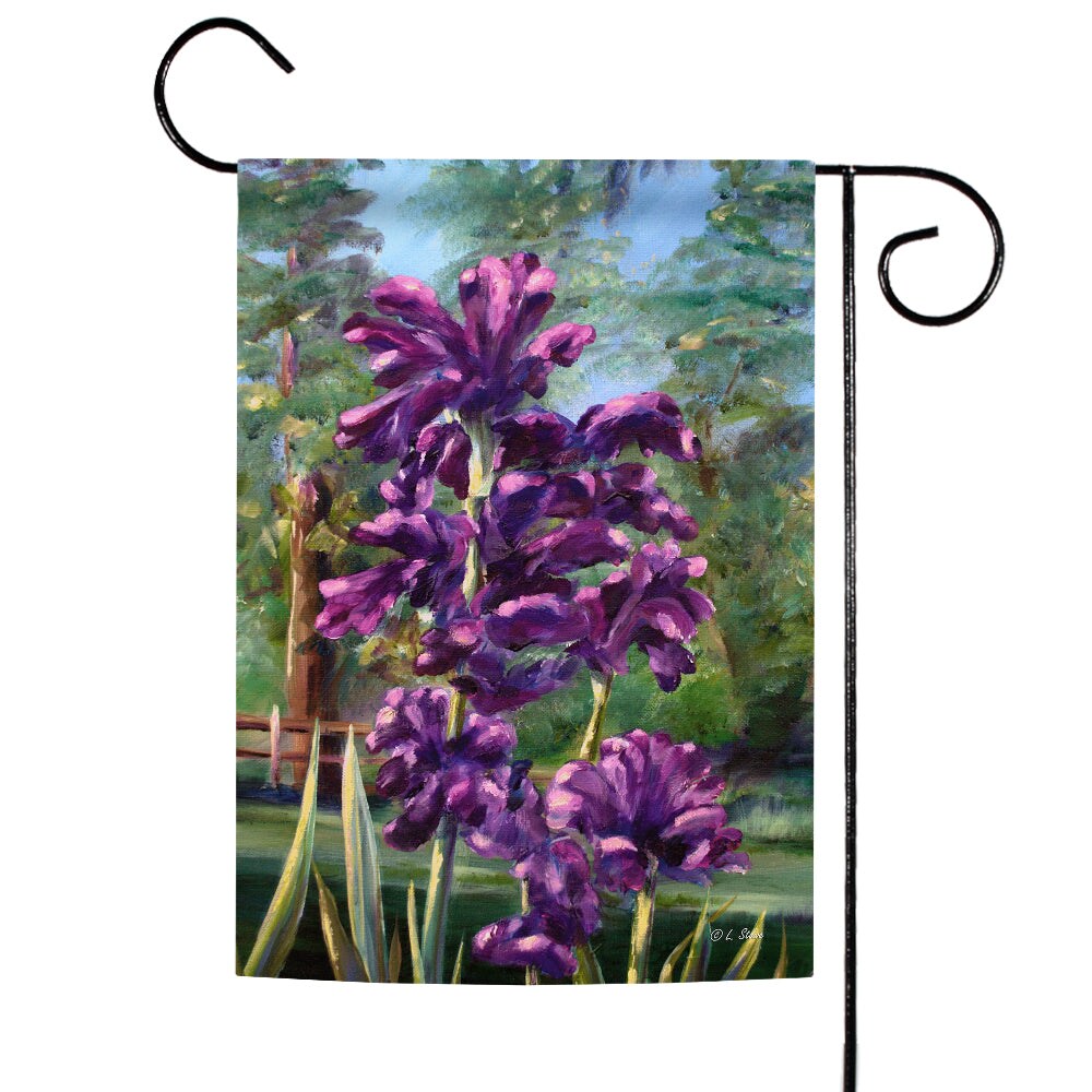 Blooming Irises Decorative Flower Flag | Michaels