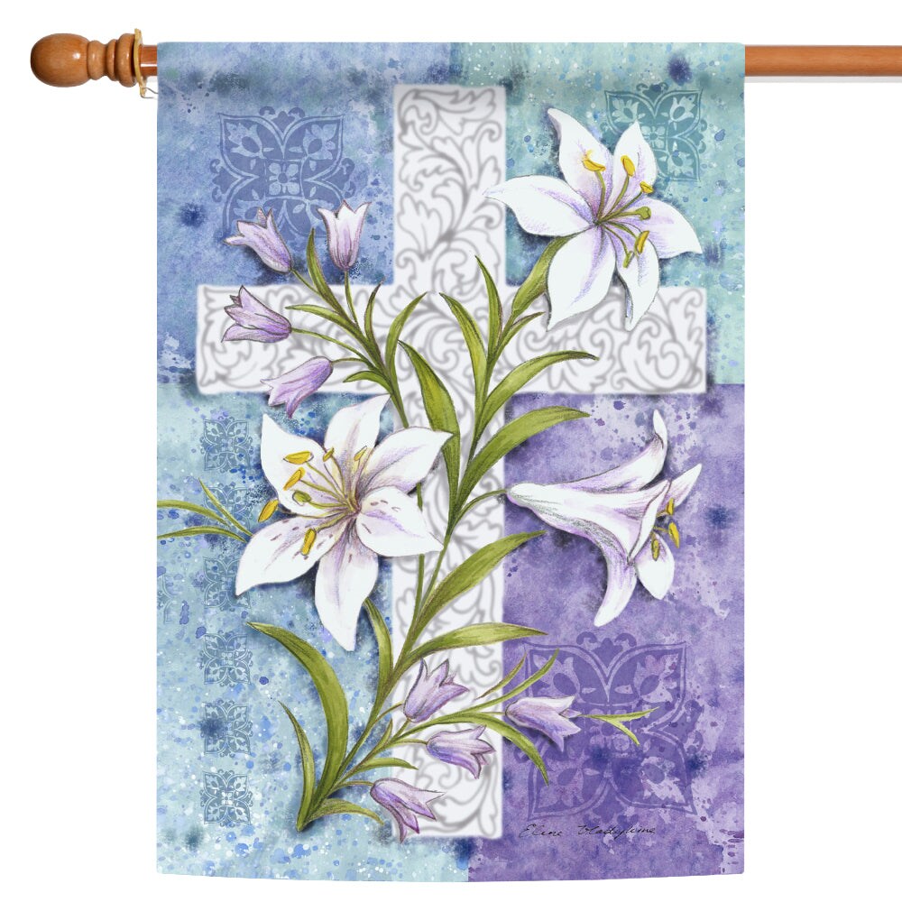 Easter Lilies Decorative Easter Flag | Michaels
