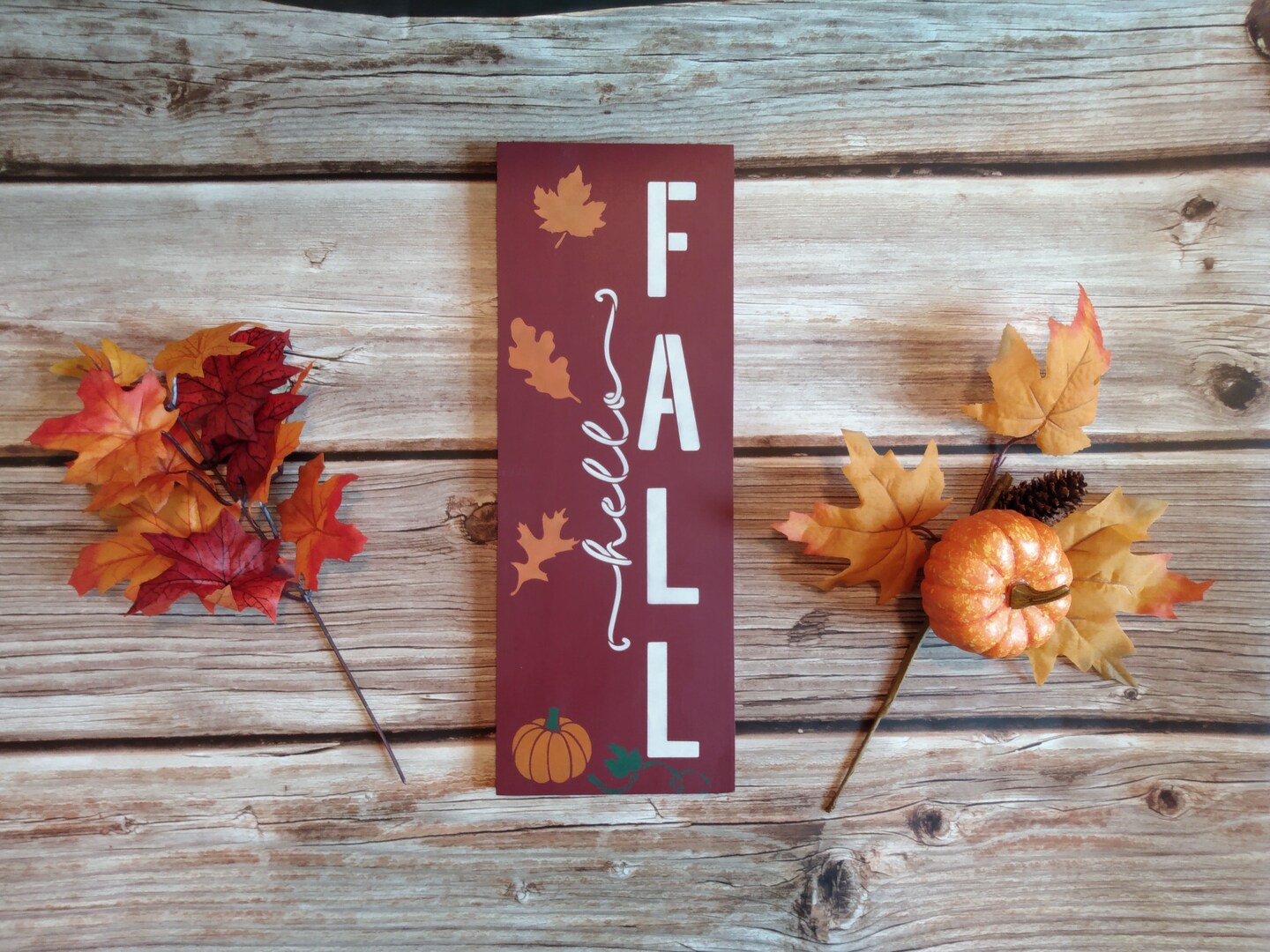 Hello Fall Sign, Fall Decorations, Fall Decor For Home, Fall Wall Decor ...