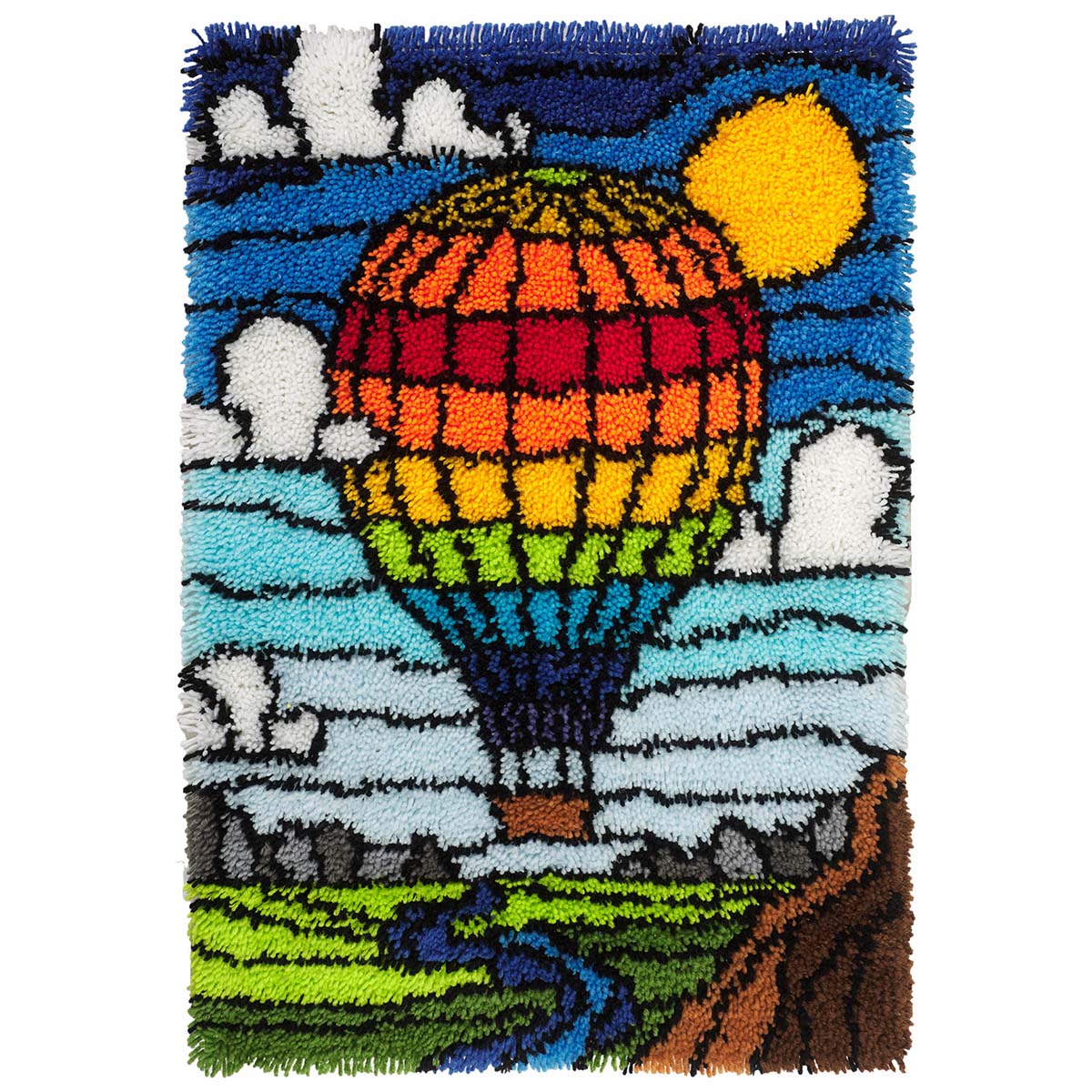 Leisure Arts Hot Air Balloon Latch Hook Kit | Michaels