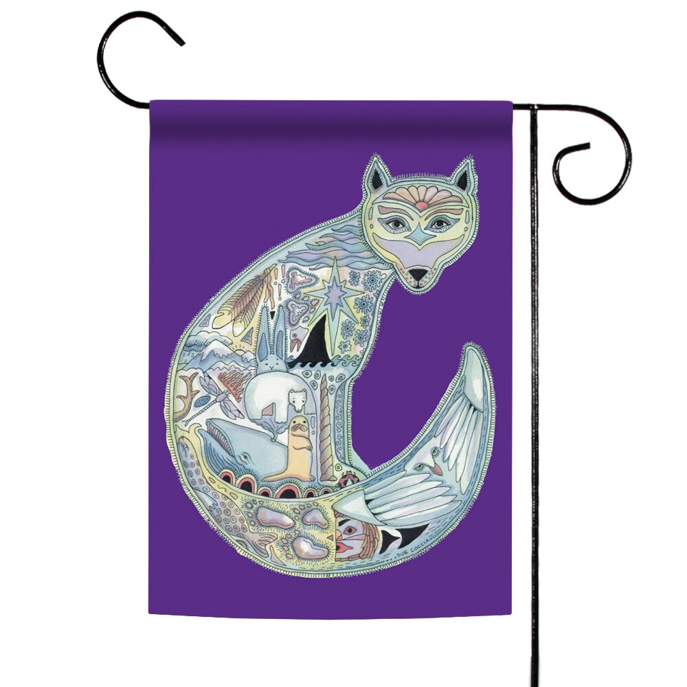 Animal Spirits- Wolf Decorative Wolf Flag | Michaels