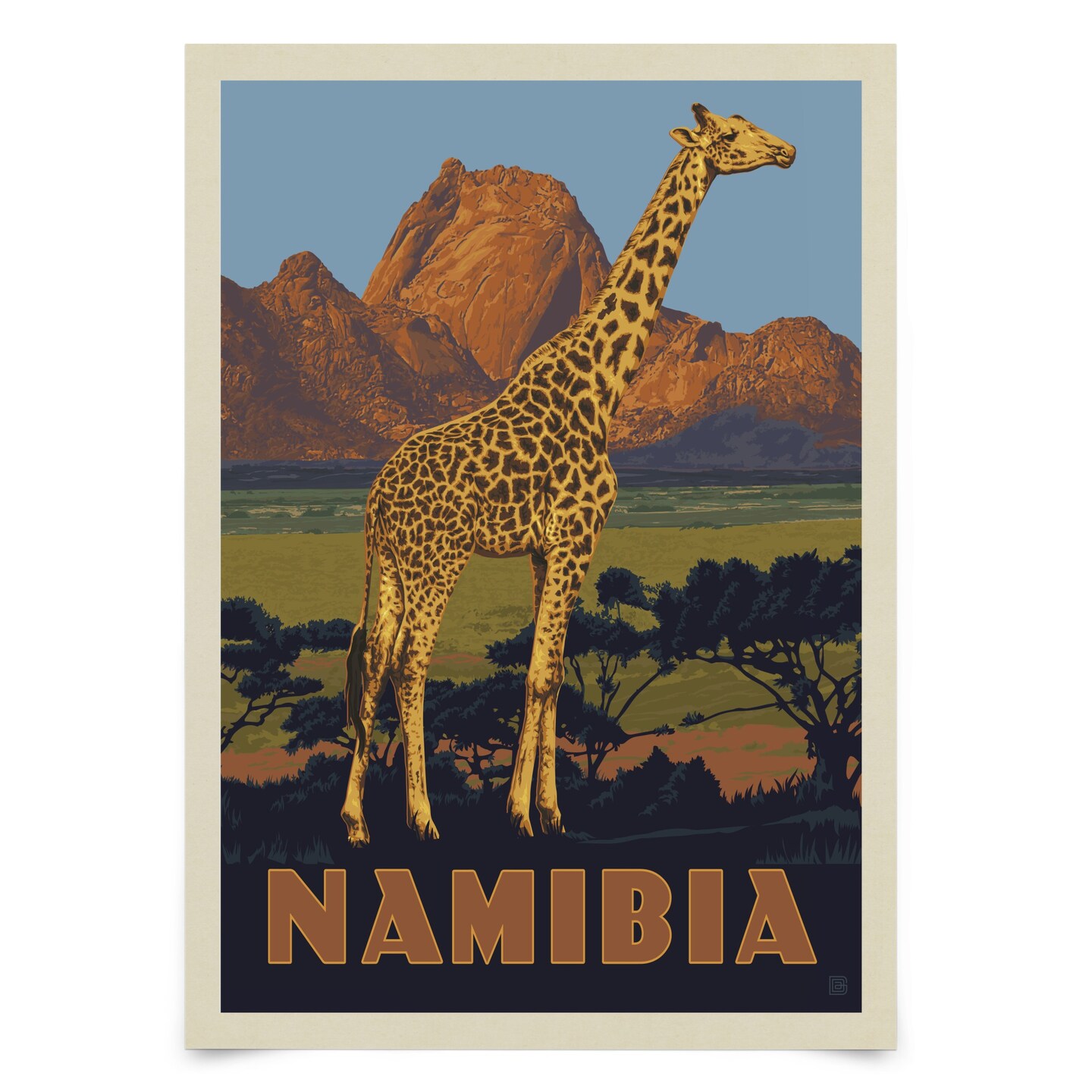 Namibia Africa by Anderson Design Group Poster Art Print - Americanflat ...