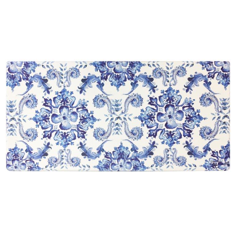 Oversized 20"x39" Anti-Fatigue Embossed Floor Mat (POPPY SKETCH TILE ...