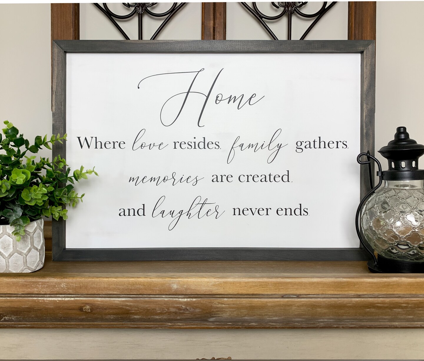 Farmhouse Decor for Living Room | Rustic Decor for house | Home Quote ...