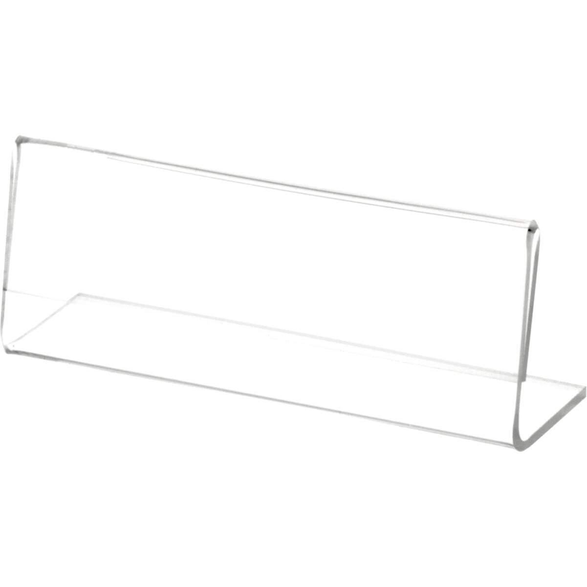 Plymor Clear Acrylic Sign Display / Literature Holder (Angled), 4" W x ...