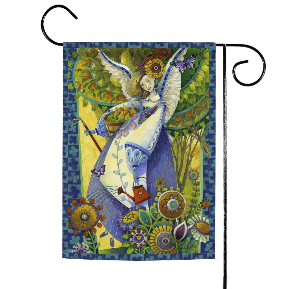 Blessed Garden Decorative Angel Flag | Michaels