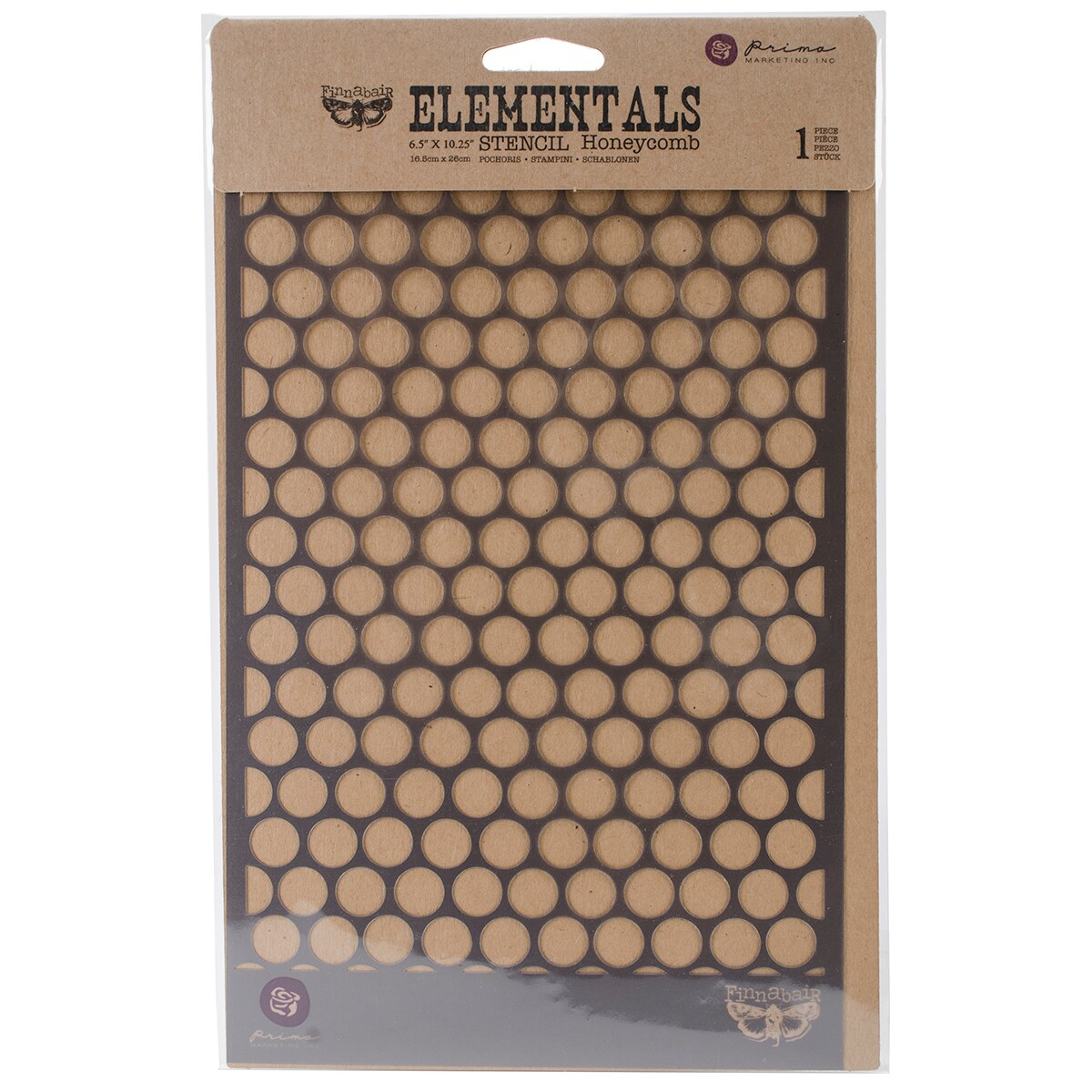 Prima Elementals Stencil 6.5"X10.25"-Honeycomb | Michaels