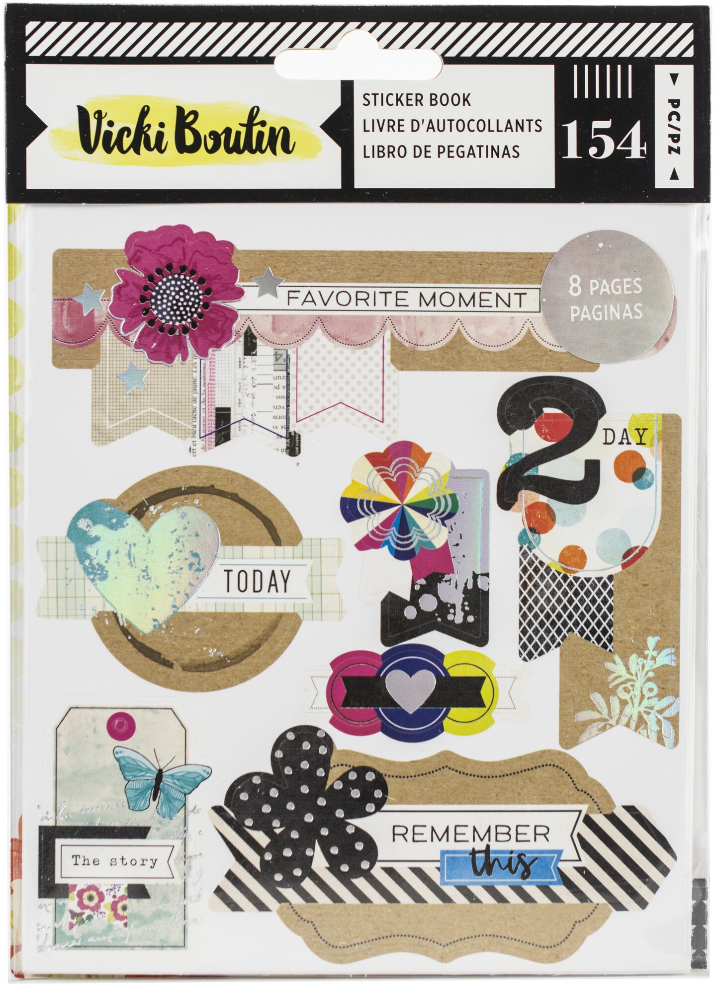 Vicki Boutin Color Kaleidoscope Sticker Book 154/Pkg | Michaels