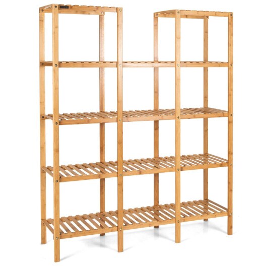 Multi-functional Wicker Shelf Flower Plant Display Stand Perfect for ...