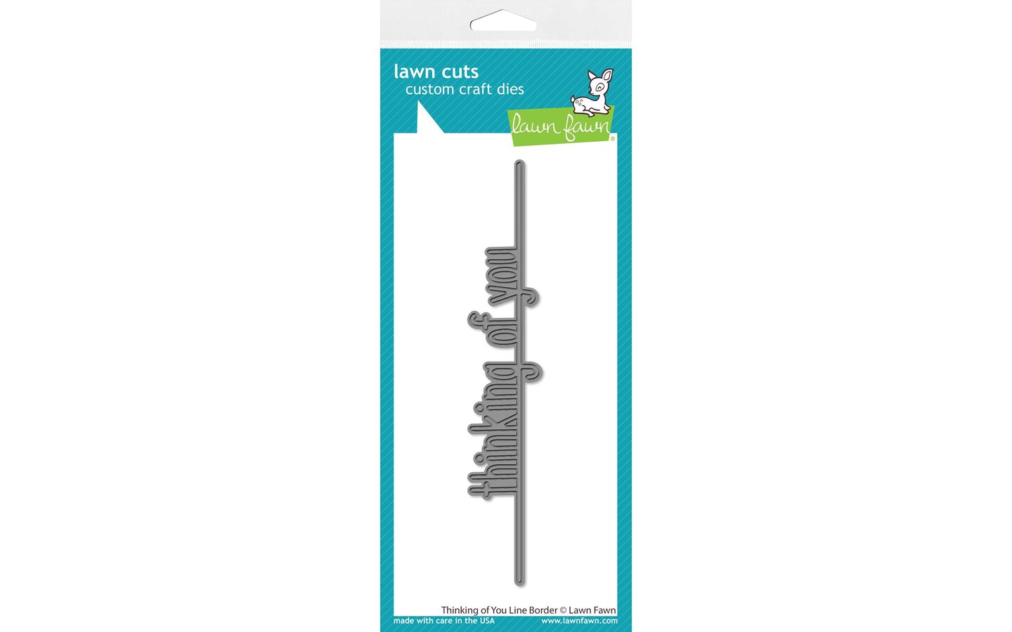 Lawn Fawn Lawn Cuts Die Line Border ThinkingOfYou | Michaels