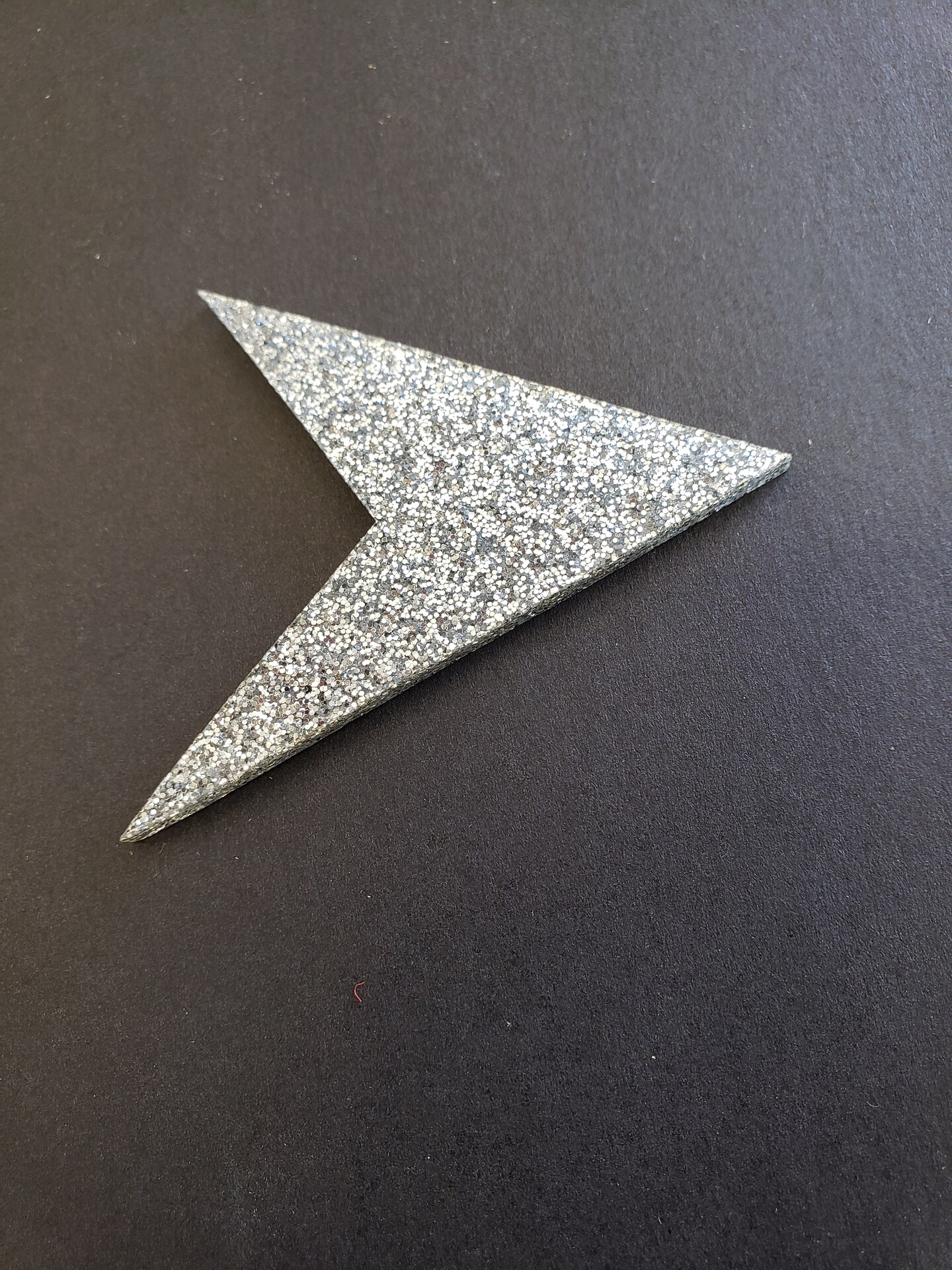 Glitter Colors, Arrow Tip, .125 Inch Acrylic, Mid Century Modern, Retro ...