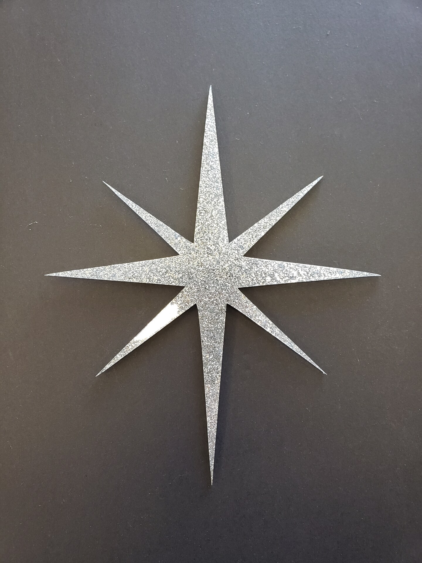 Glitter Colors, Atomic Starburst, .125 Inch Acrylic, Mid Century Modern ...