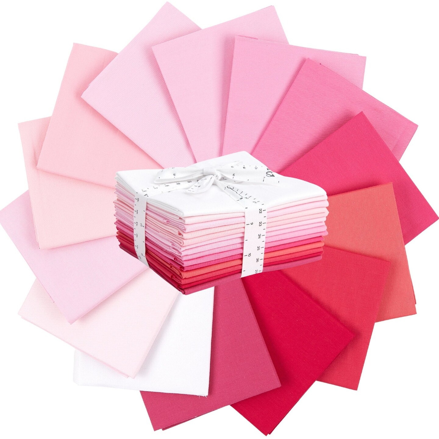 Fat Quarter Bundle -100% Cotton | Pure Solids | Shades of Pink and ...