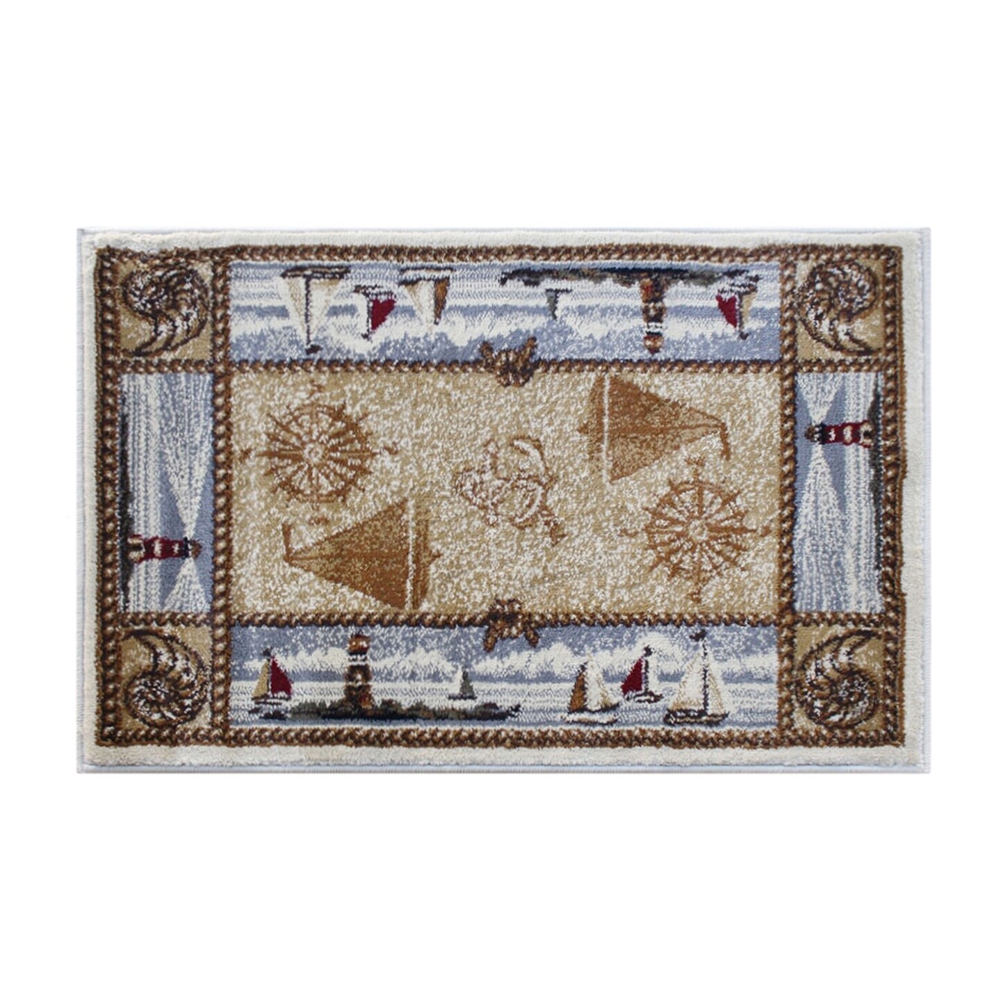 Masada Rugs Nautical Scene Area Rug | Michaels