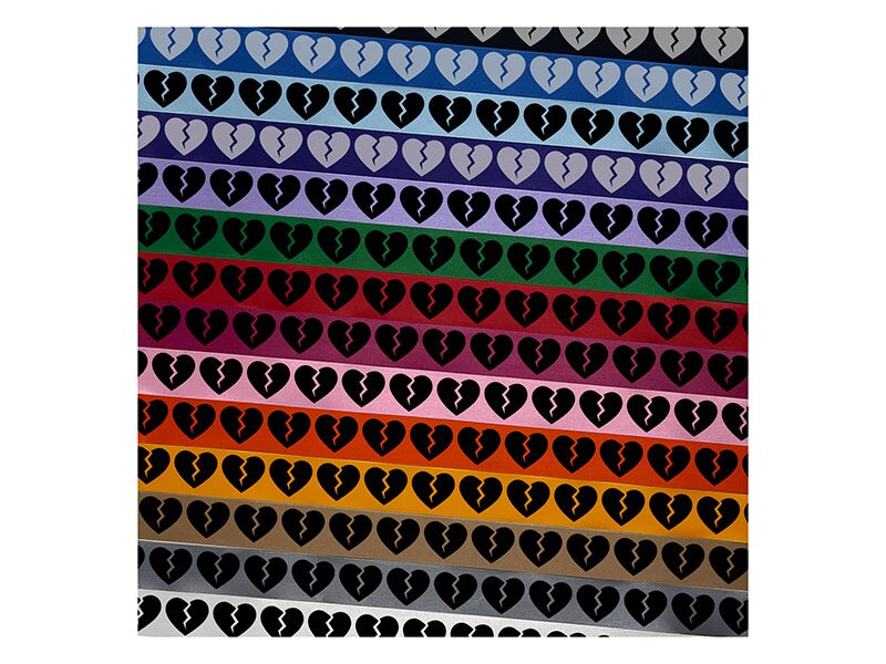 Broken Heart Love Satin Ribbon for Bows Gift Wrapping DIY Craft ...