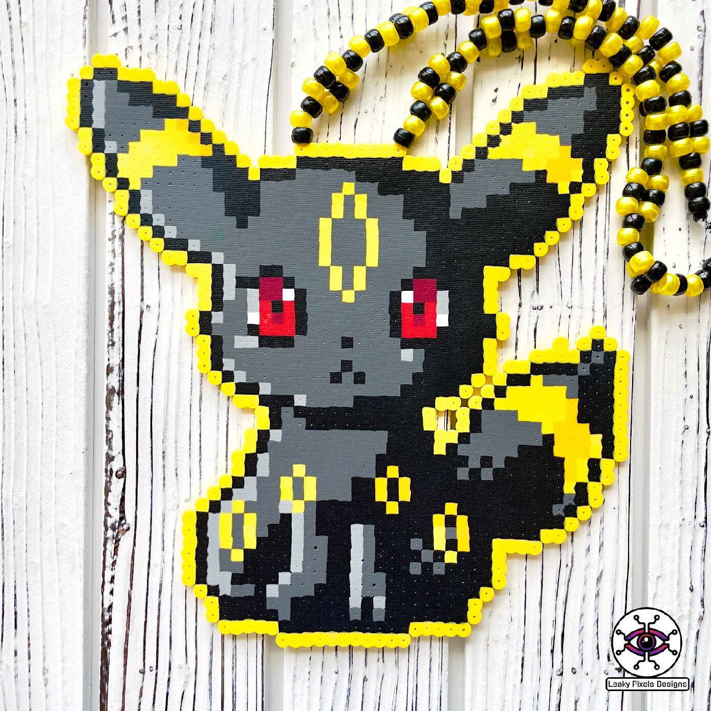 Umbreon Perler Necklace | MakerPlace by Michaels