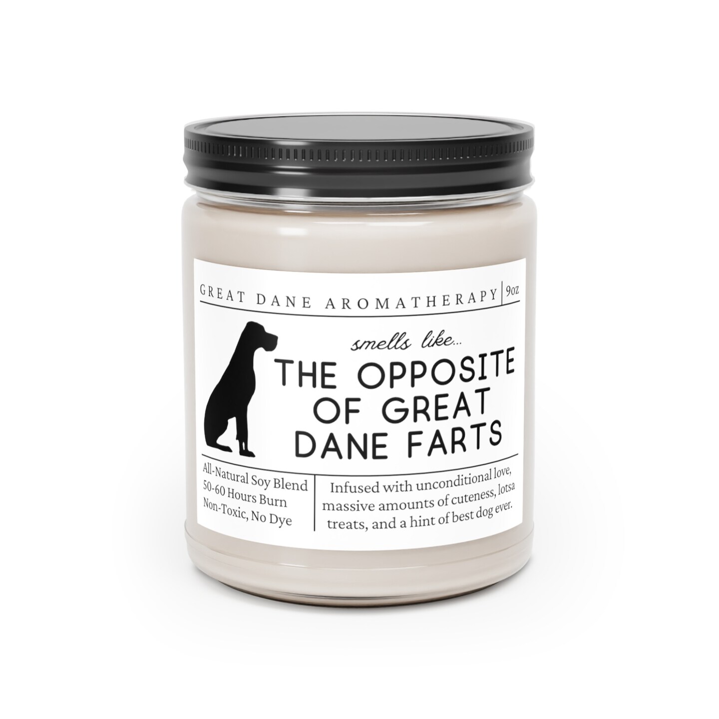Great Dane Gift - Smells Like the Opposite of Great Dane Farts Candle ...