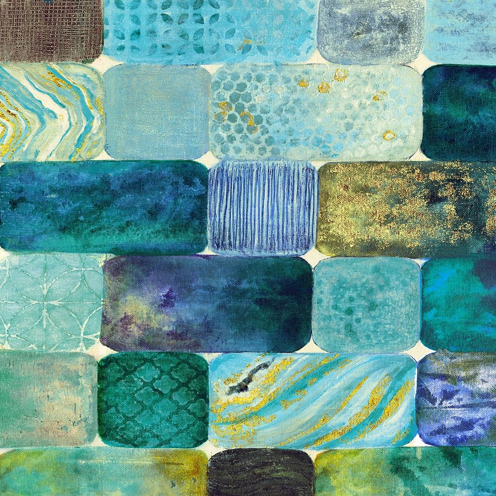 Arranging Sea Glass Poster Print by Tava Studios Tava Studios - Item ...