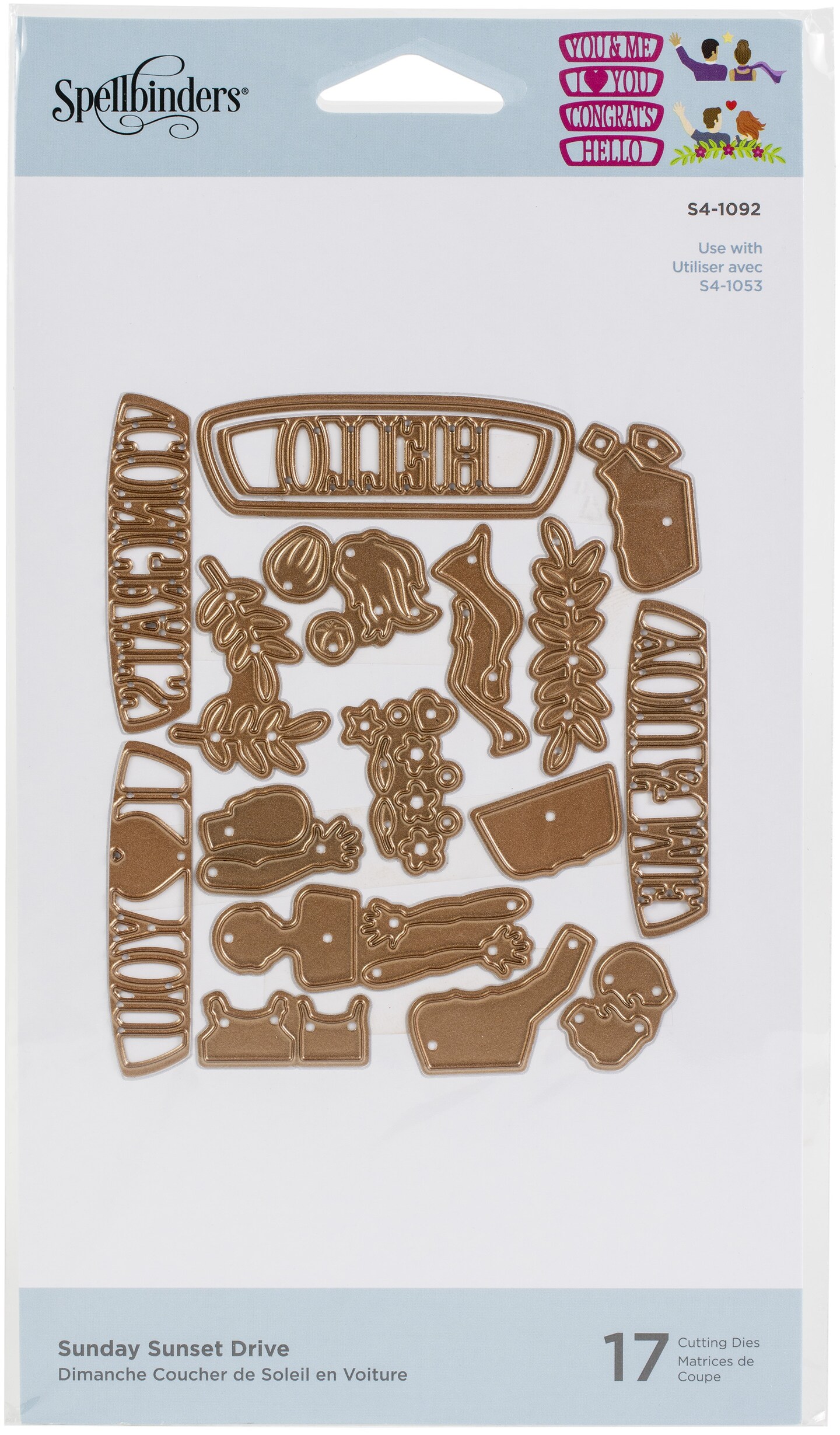 Spellbinders Etched Dies-Sunday Sunset Drive-Expressions Of Love | Michaels