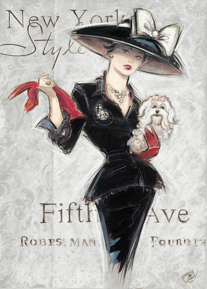 New York Style Lady Poster Print by Chad Barreett # 122BAR1052A | Michaels