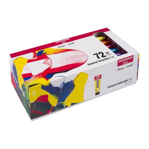 AMSTERDAM STANDARD ACRYLIC 72X20ML GENERAL SET | Michaels
