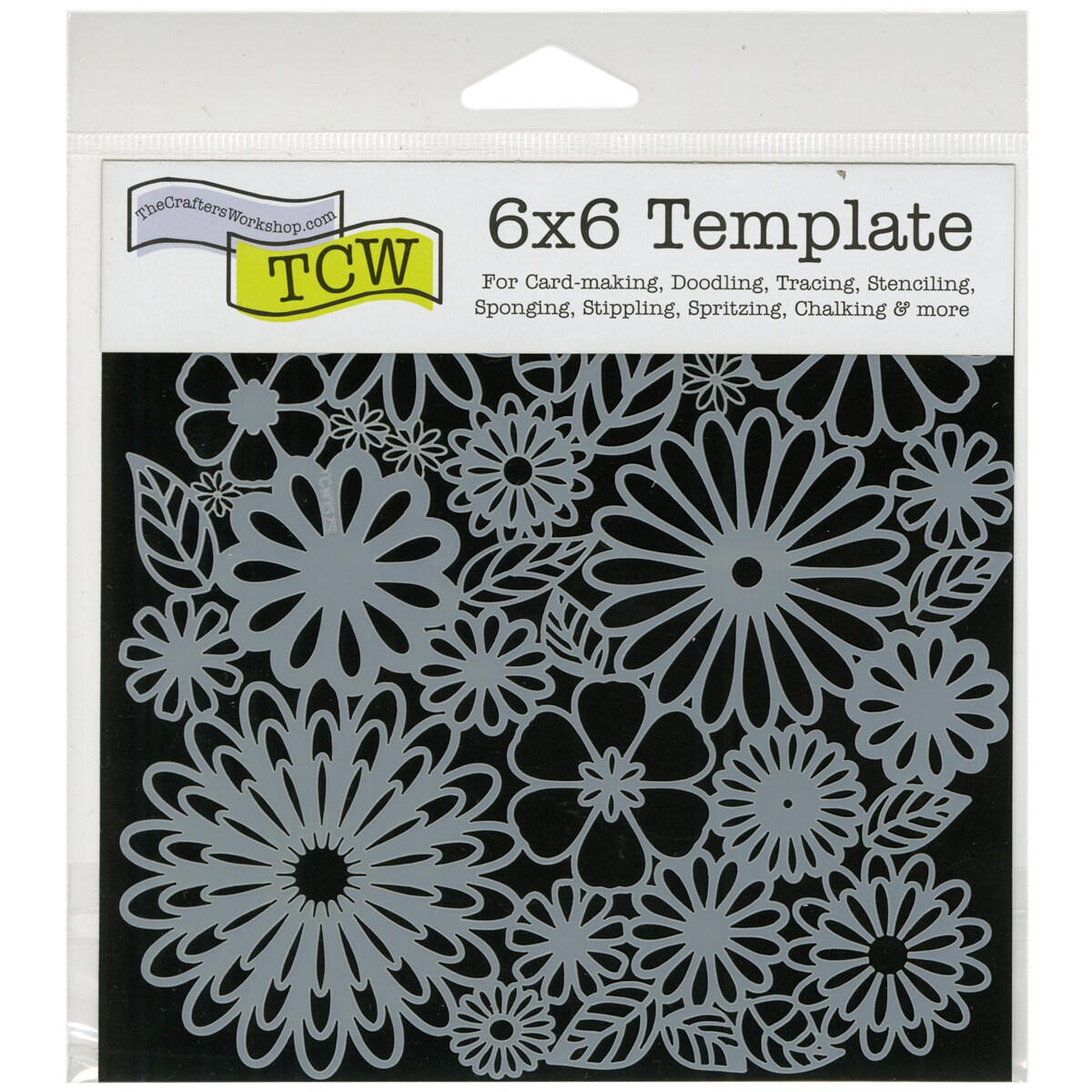 Crafter's Workshop Template 6"X6"-Flower Frenzy | Michaels
