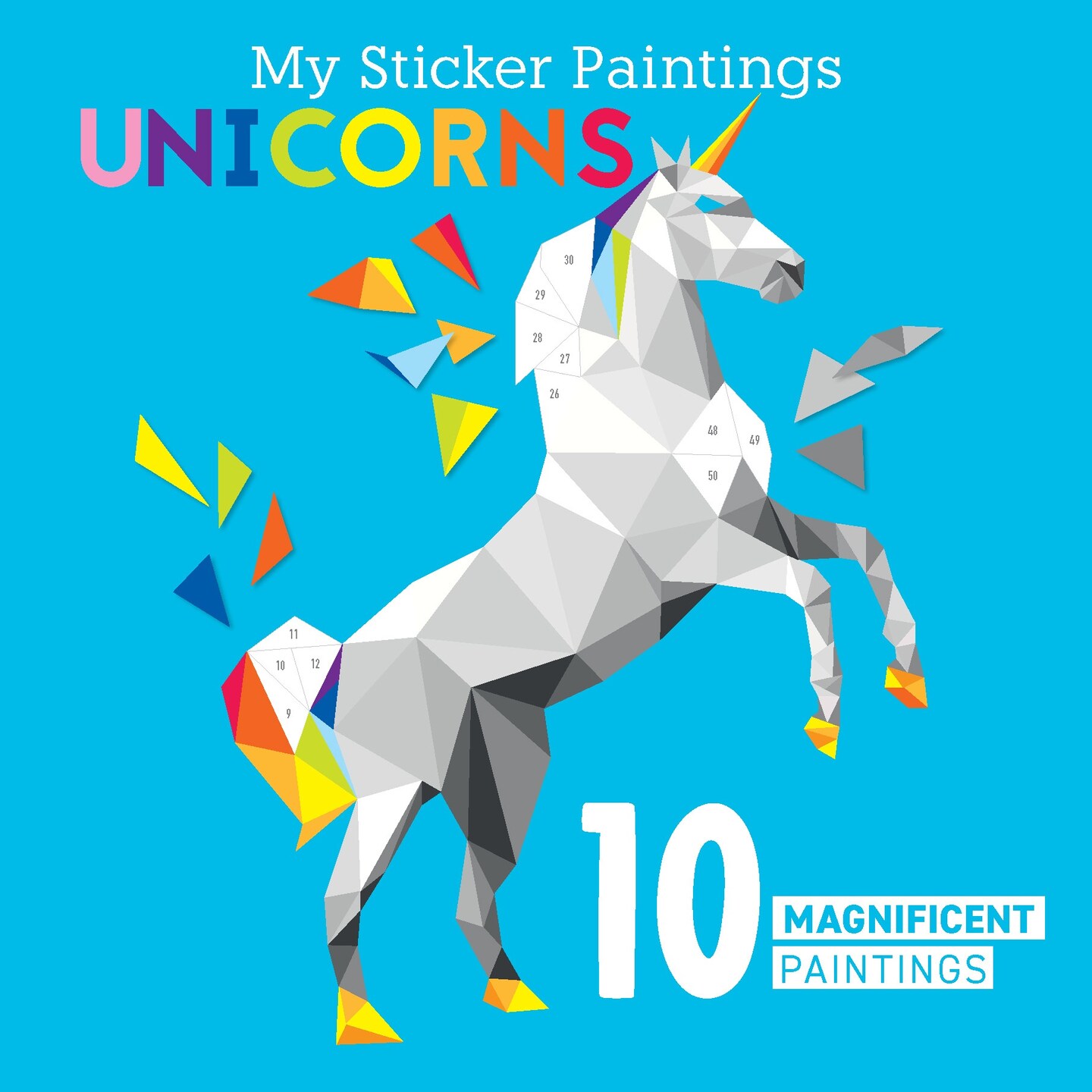 My Sticker Paintings Unicorns-Softcover | Michaels