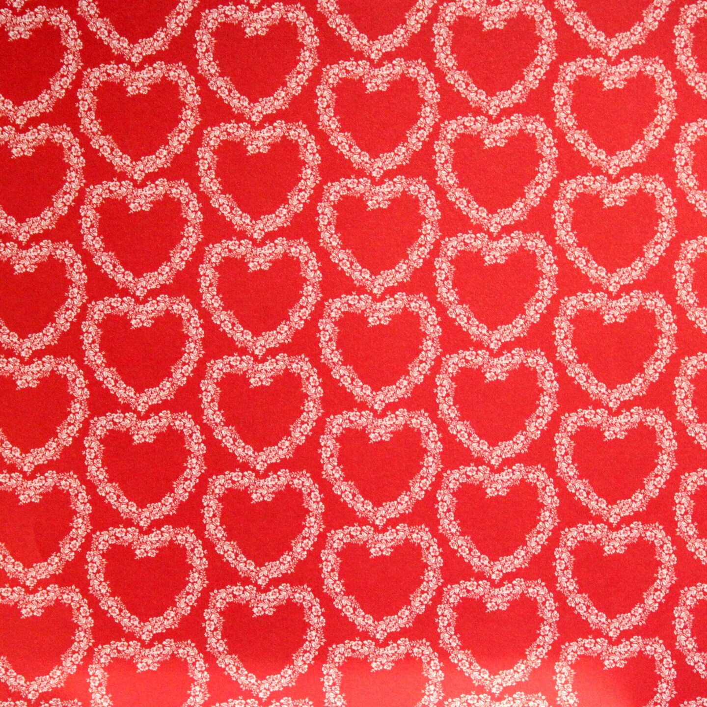 First Edition Paper Pretty Posy 12 x 12 White Hearts Specialty Pearl ...