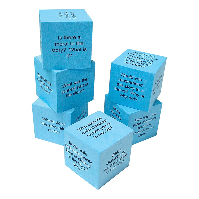 Foam Reading Comprehension Cubes, Pack of 6 | Michaels