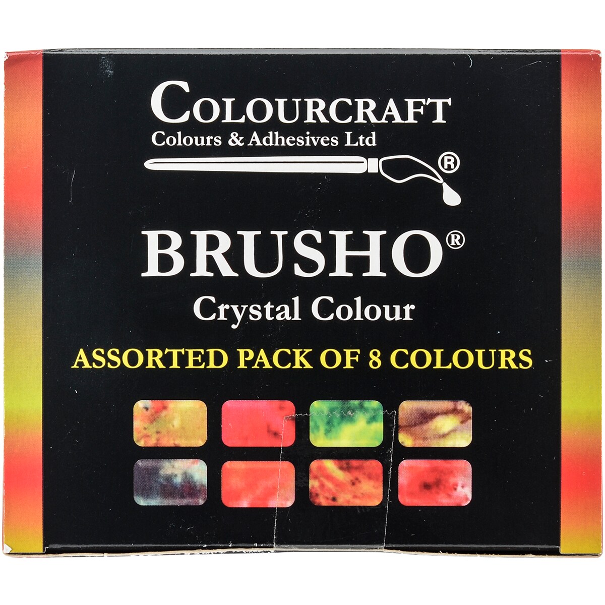 Brusho Crystal Colours Set 8/Pkg-Assorted Colors, Count: 1 | Michaels