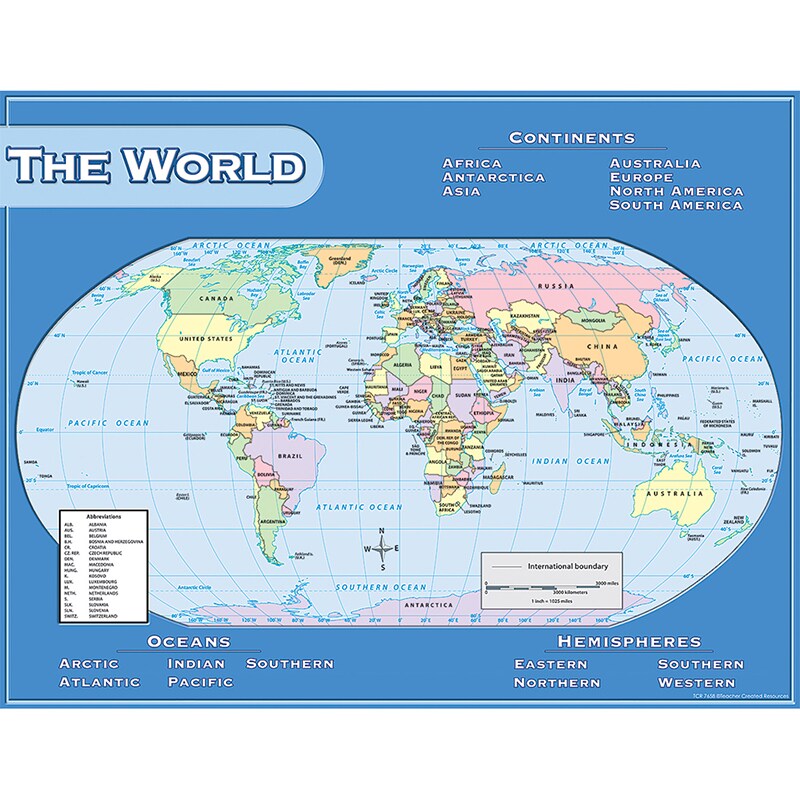 World Map Chart | Michaels