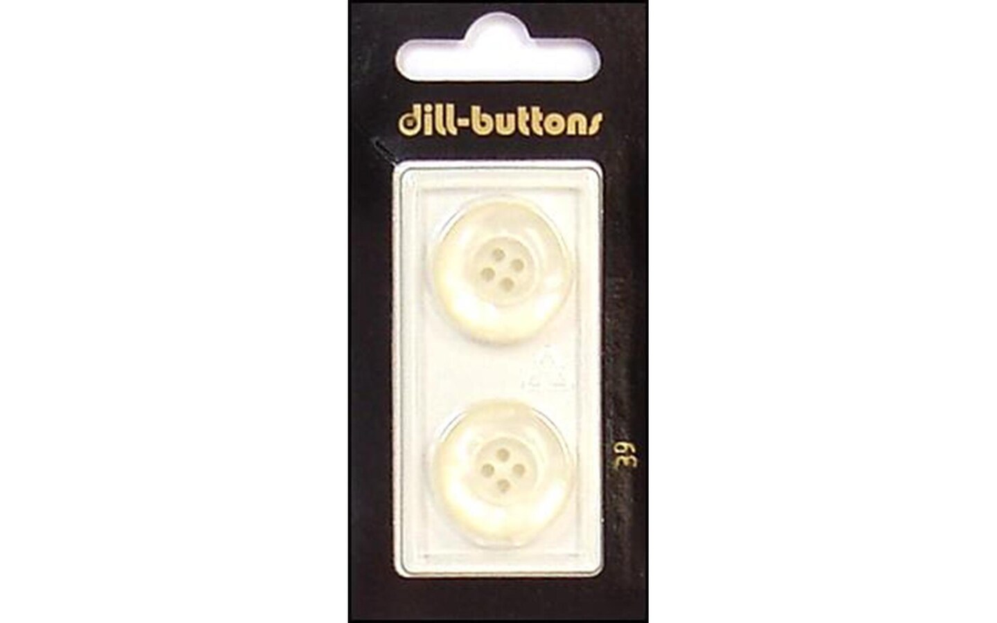 Dill Buttons 20Mm 2Pc 4 Hole White | Michaels