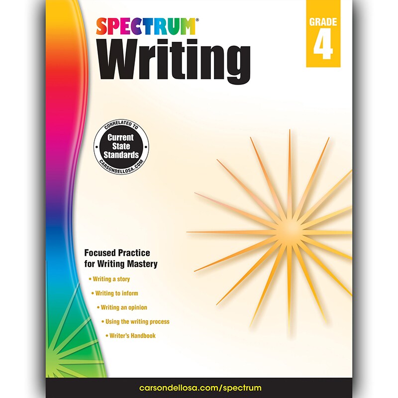 Writing Workbook, Grade 4, Paperback | Michaels