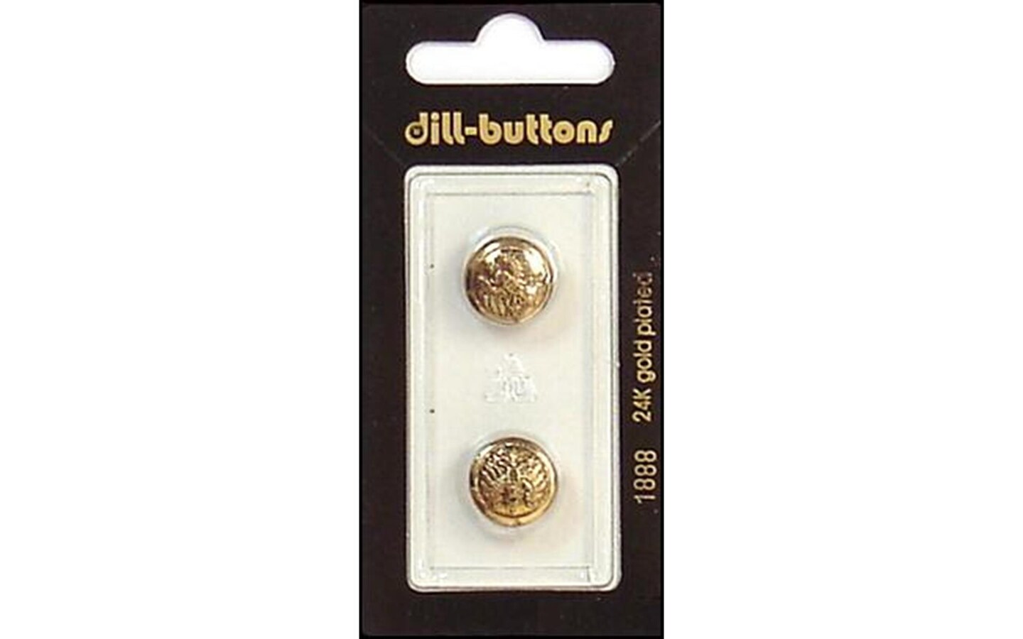 Dill Buttons 14Mm 2Pc Shank Antique Gold | Michaels
