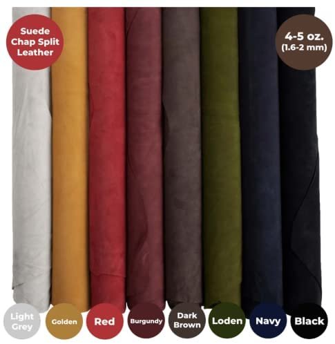 ELW Chap Splits Suede 4-5 oz (1.6-2mm) Pre-Cut Piece - Split Leather ...