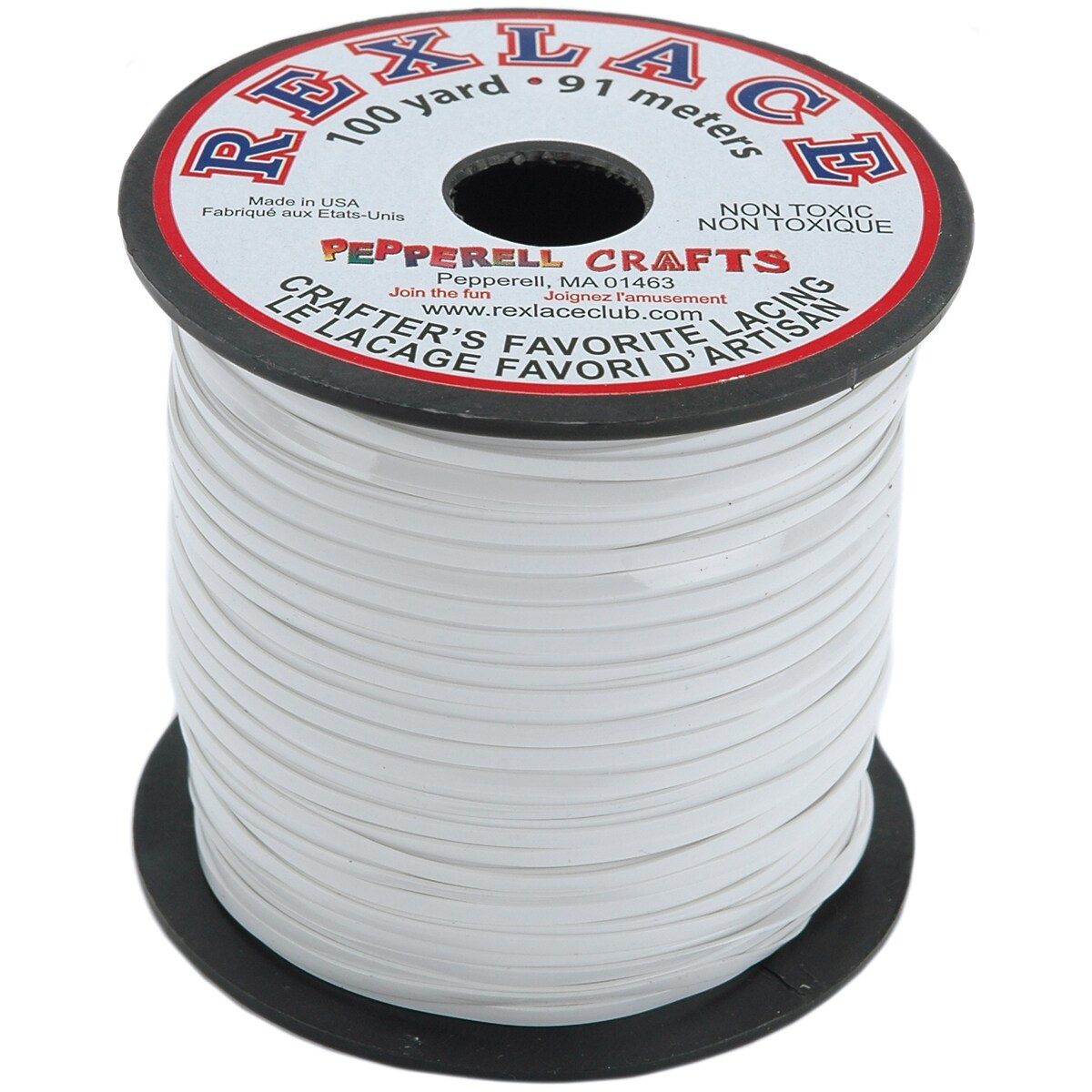 Rexlace Plastic Lacing .0938"X100yd-White | Michaels