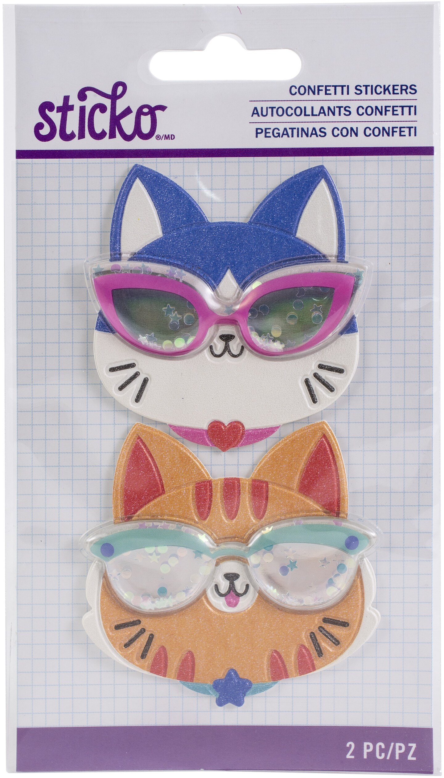 Sticko Stickers-Cat Glasses | Michaels