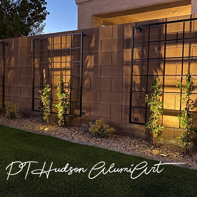 Large Classic Metal Garden Trellis, Multiple Sizes and Colors Available ...