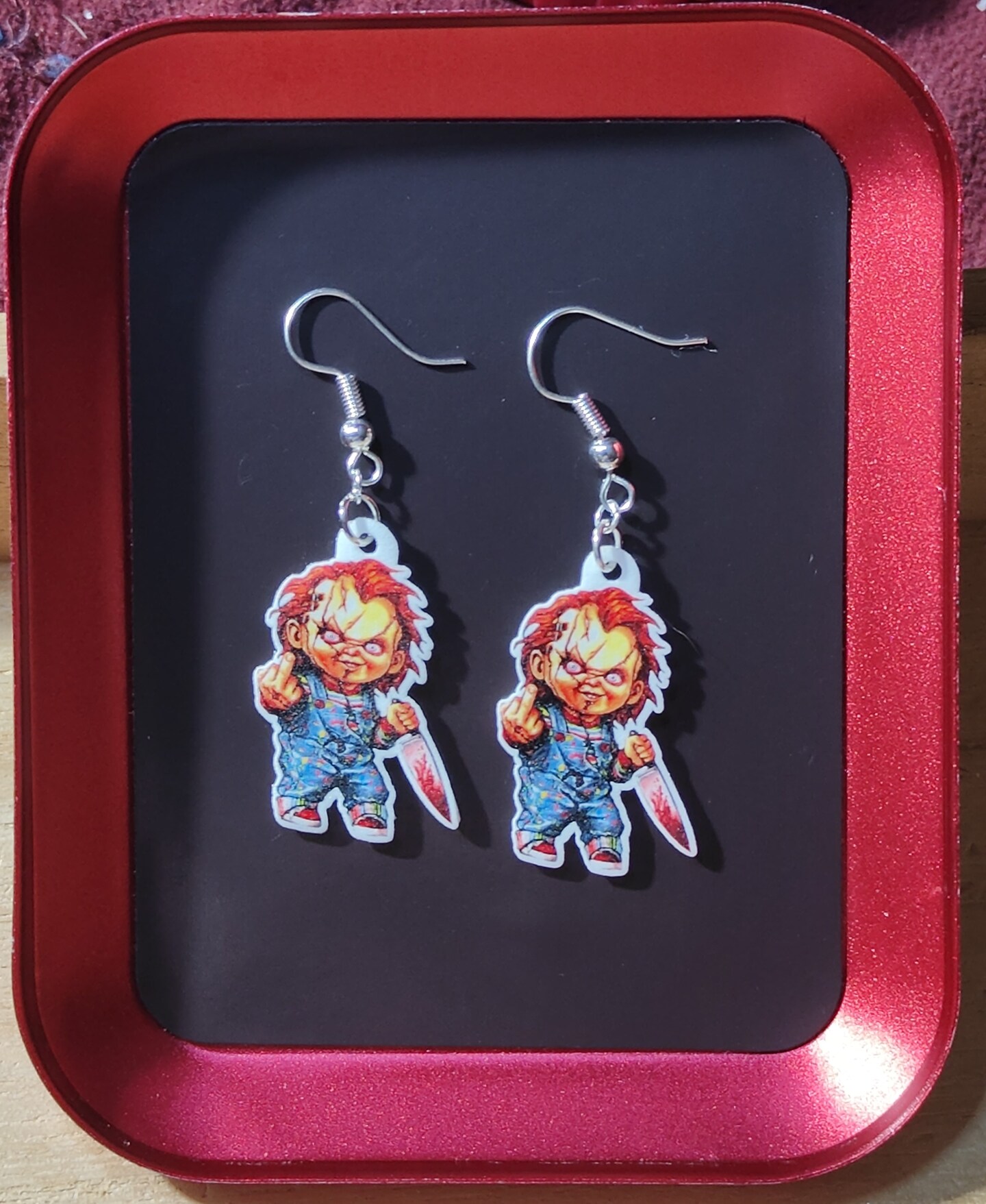Chucky Fan Art Earrings | MakerPlace by Michaels