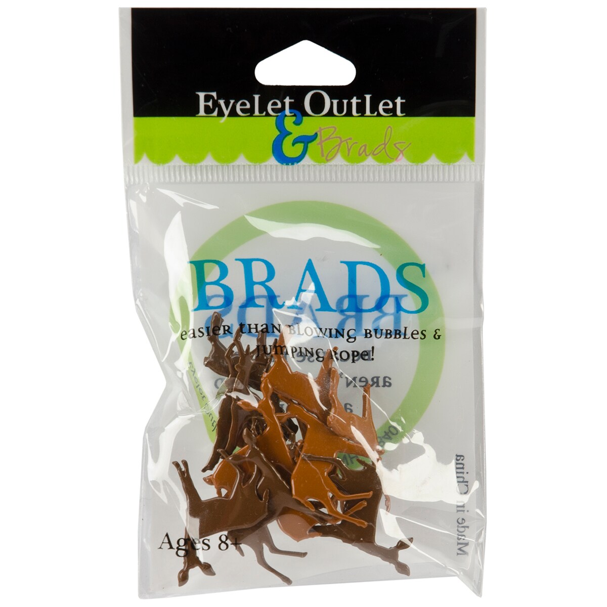 Eyelet Outlet Shape Brads 12/Pkg-Deer | Michaels