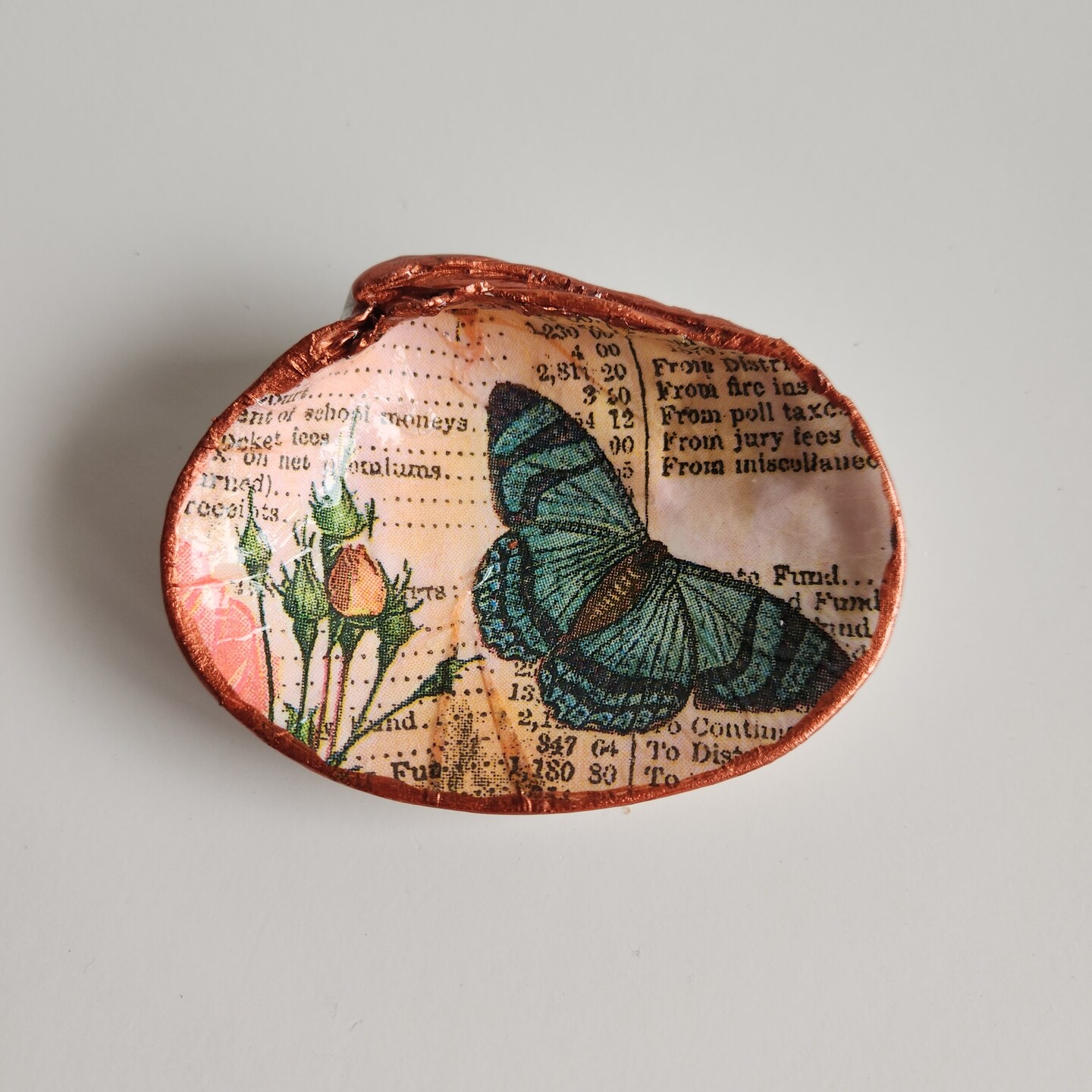 Vintage Butterfly Clam Shell Trinket Dish | MakerPlace by Michaels