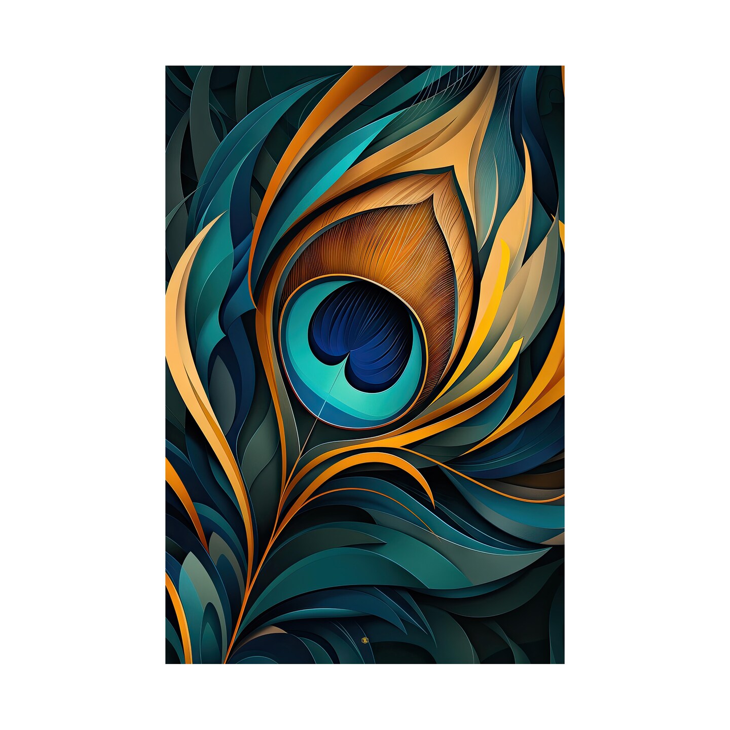 Modern Abstract Art, Office Poster, Home Decor | S35A36 | MakerPlace by ...