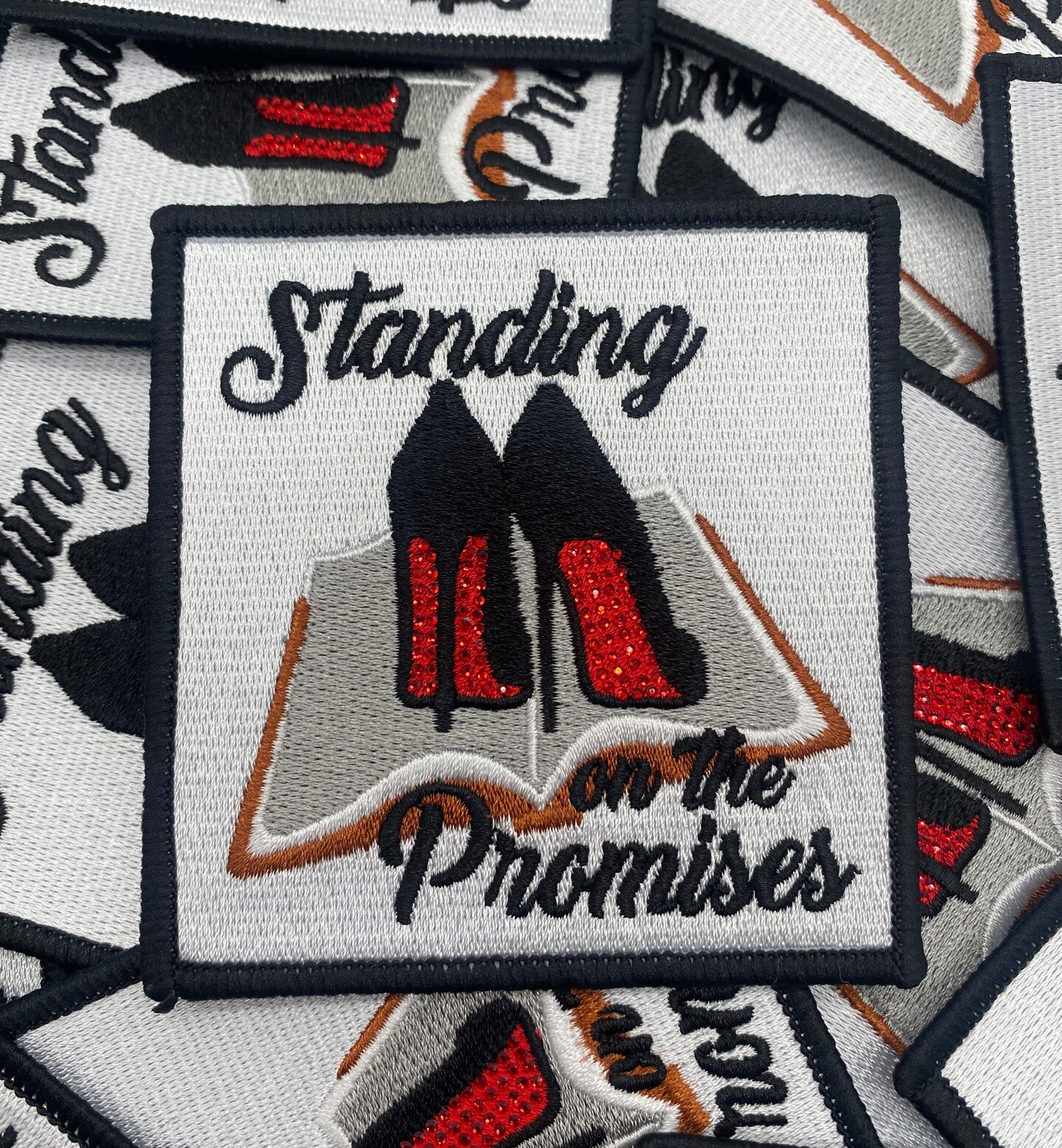 Standing on the Promises rhinestone patch | Michaels