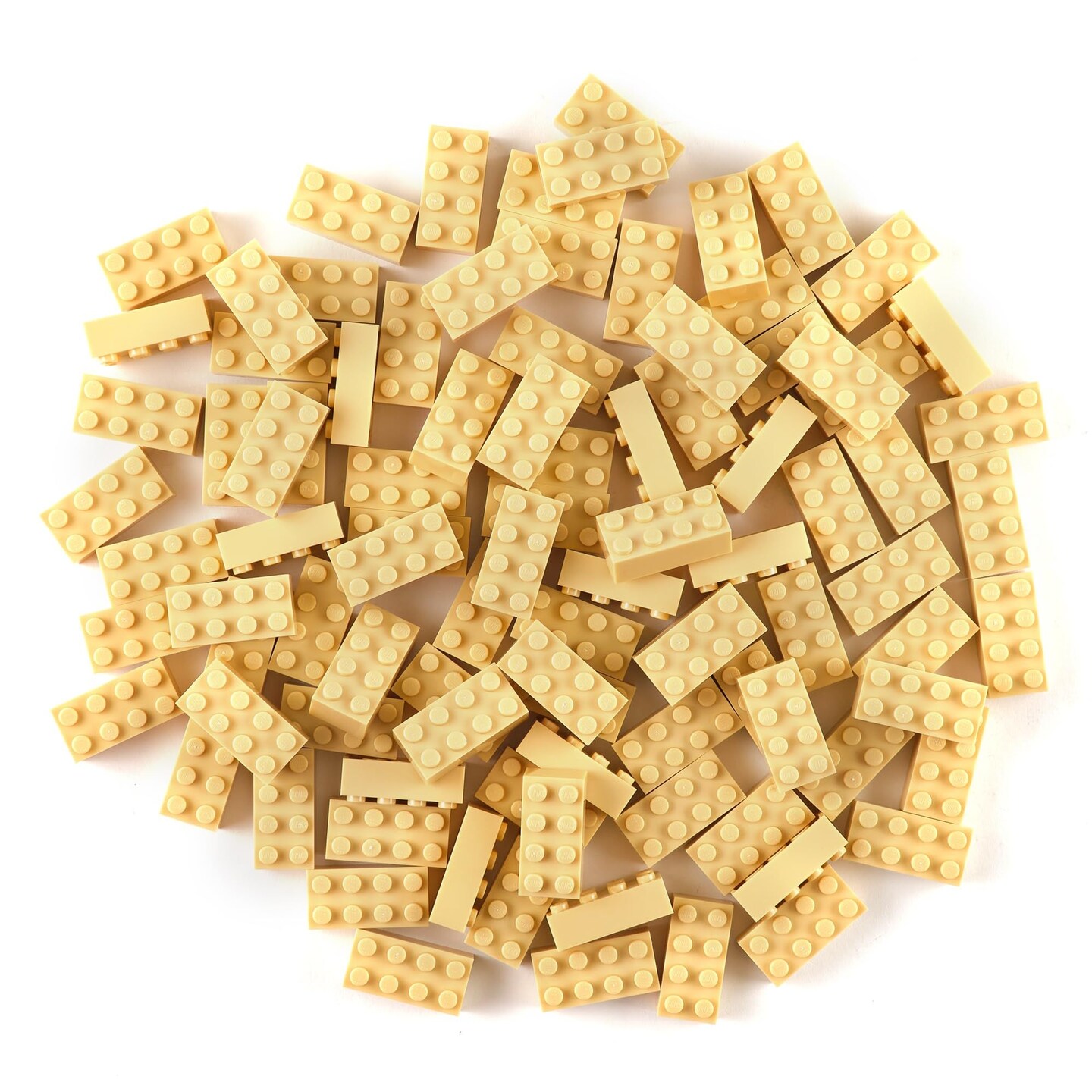 Strictly Briks Classic Bricks Starter Kit, Sand, 96 Pieces, 2x4 Studs ...