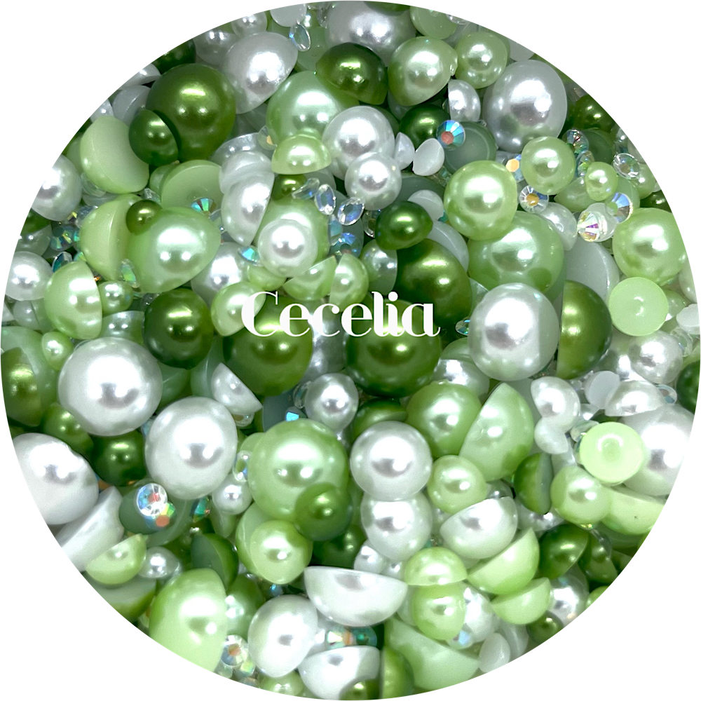 Flatback Pearl & Rhinestone Mix - Cecelia by Glitter Heart Co.™ | Michaels