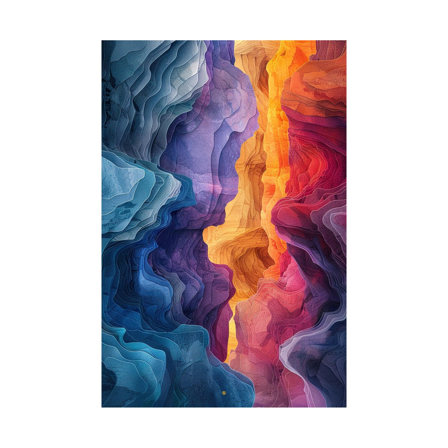 Modern Abstract Art, Office Poster, Home Decor | S3A25 | MakerPlace by ...