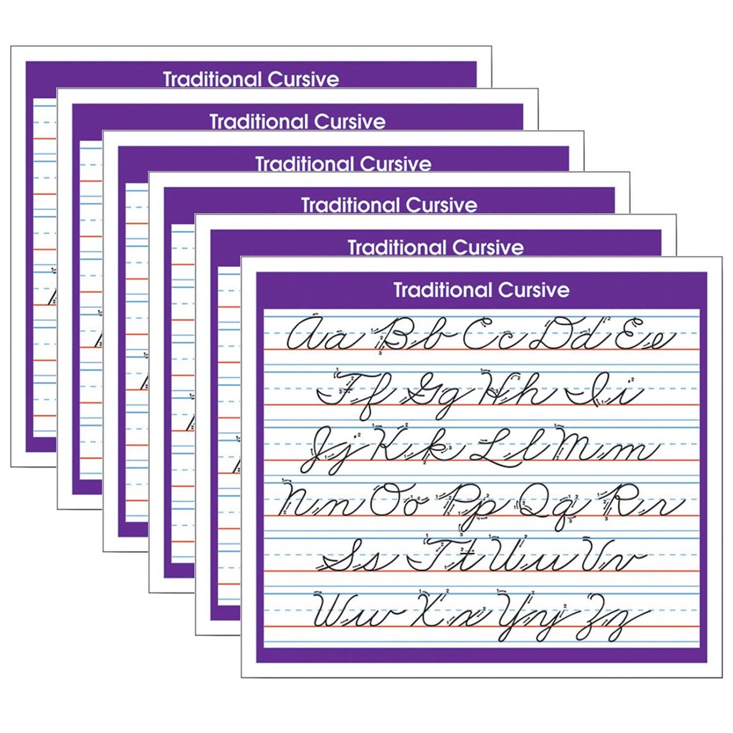 Adhesive Traditional Cursive Desk Prompt, 36 Per Pack, 6 Packs | Michaels