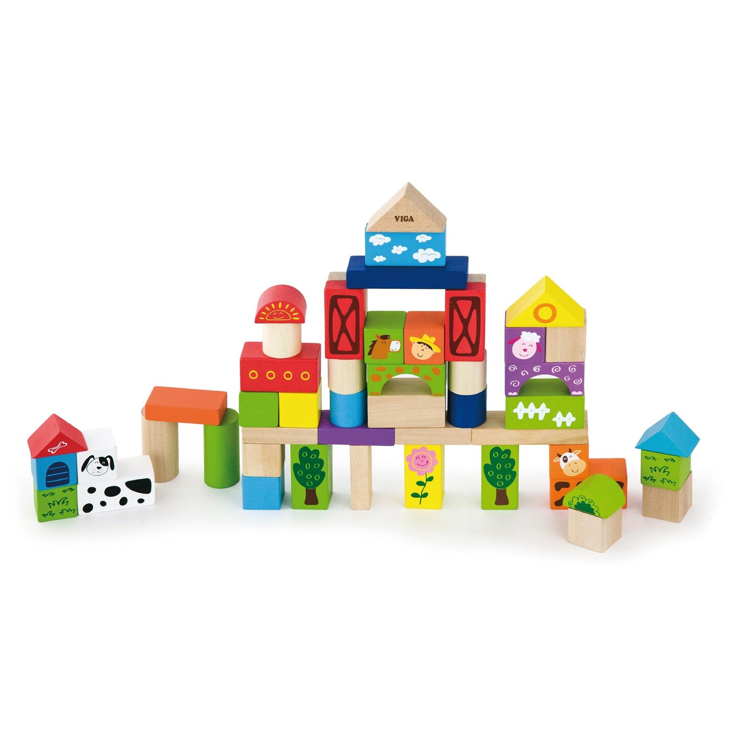 Wooden Blocks, Farm Designs | Michaels