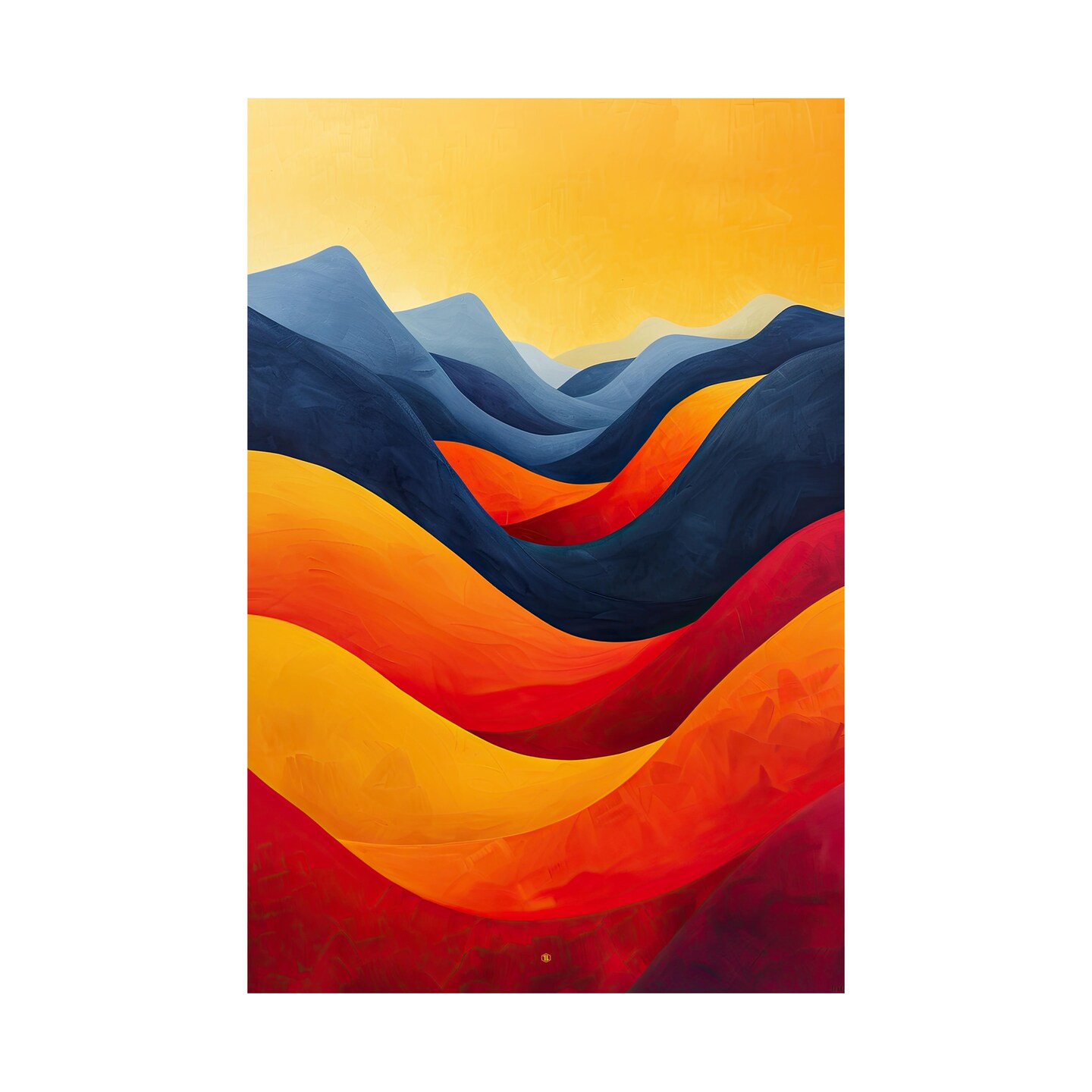 Modern Abstract Art, Office Poster, Home Decor | S16A2 | MakerPlace by ...